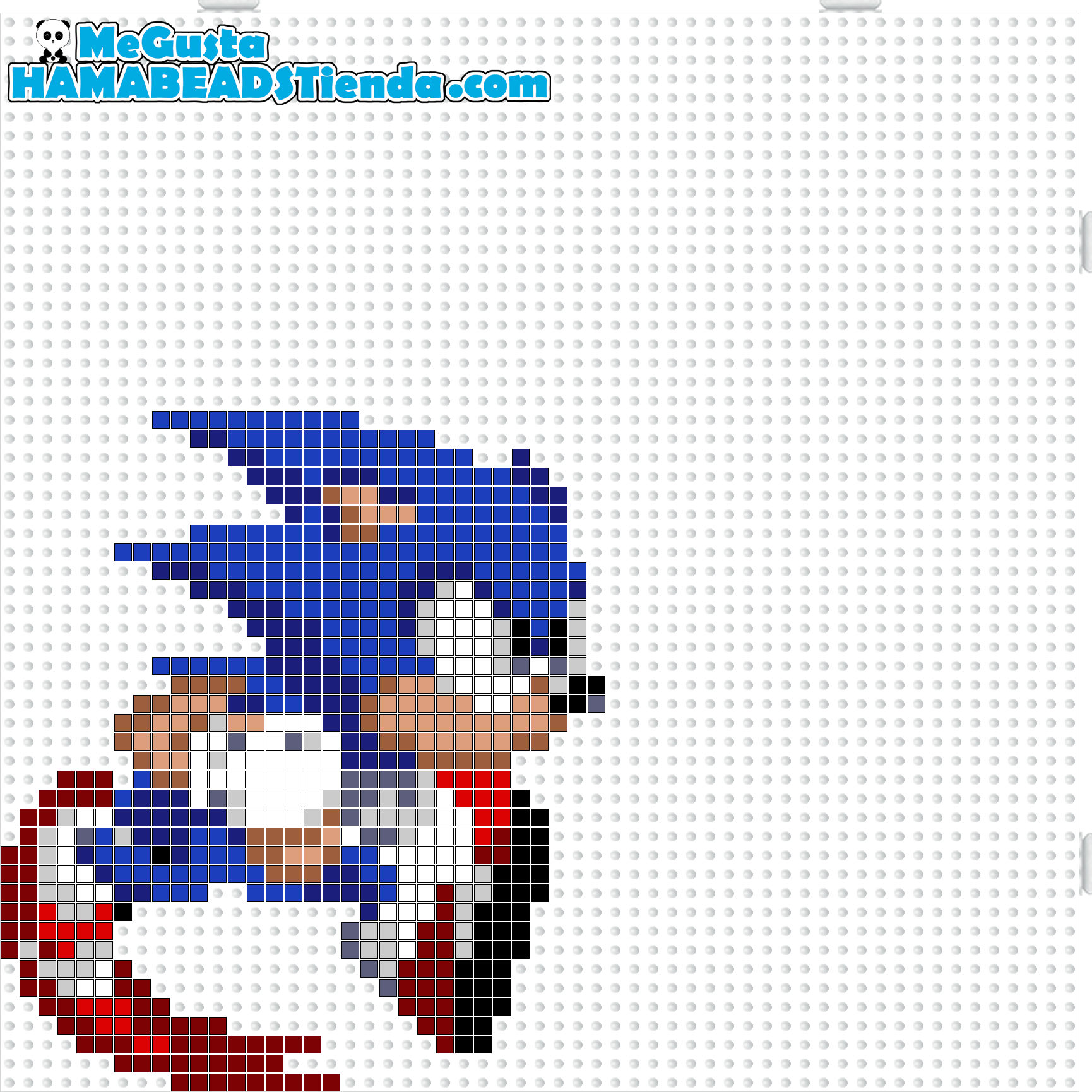 Sonic hama beads mini